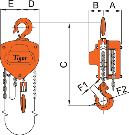 PROCB (TCB) Professional Chain Block - Tiger Lifting