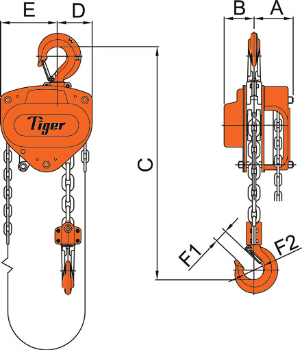 PROCB (TCB) Professional Chain Block - Tiger Lifting