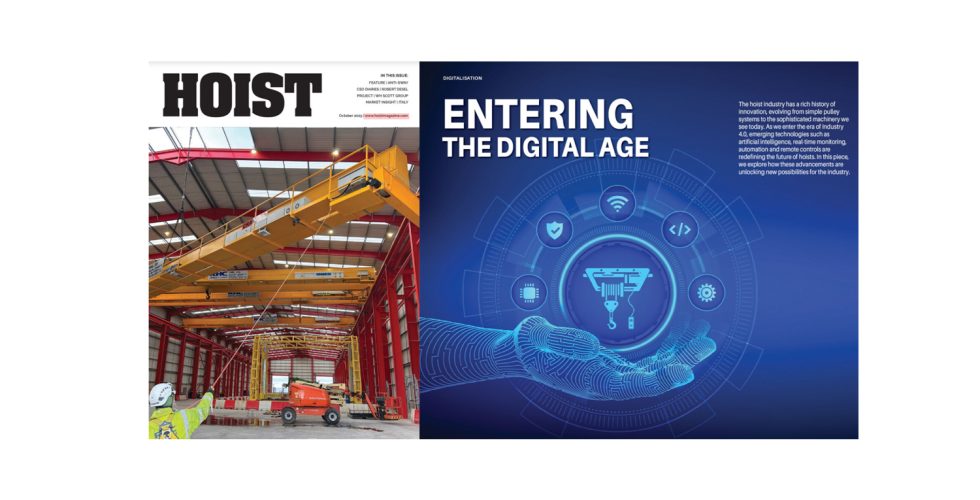 Tiger features in Hoist Magazine October Issue - Tiger Lifting